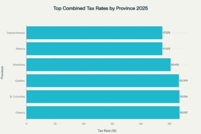 Canadian Tax Brackets 2025: Federal & Provincial Rates